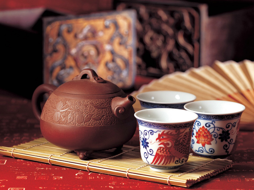 Chinese Food Tea Set