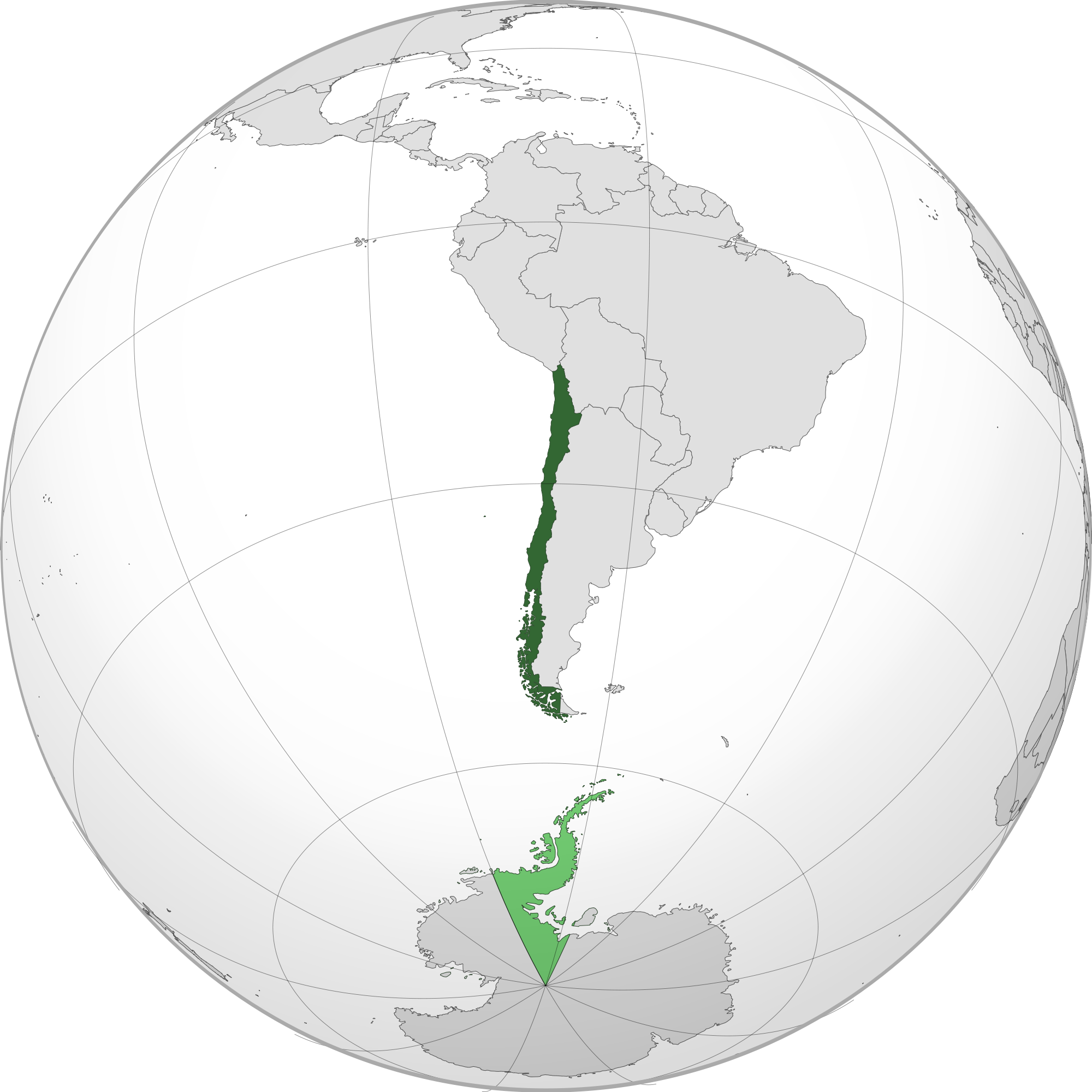 Location Of The Chile In The World Map
